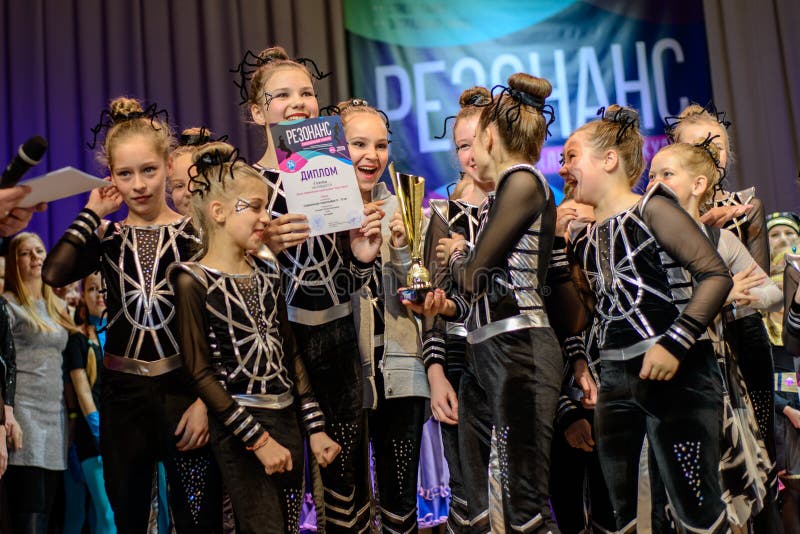 Minsk, Belarus, November 24, 2019. Dance Groups for Children are ...