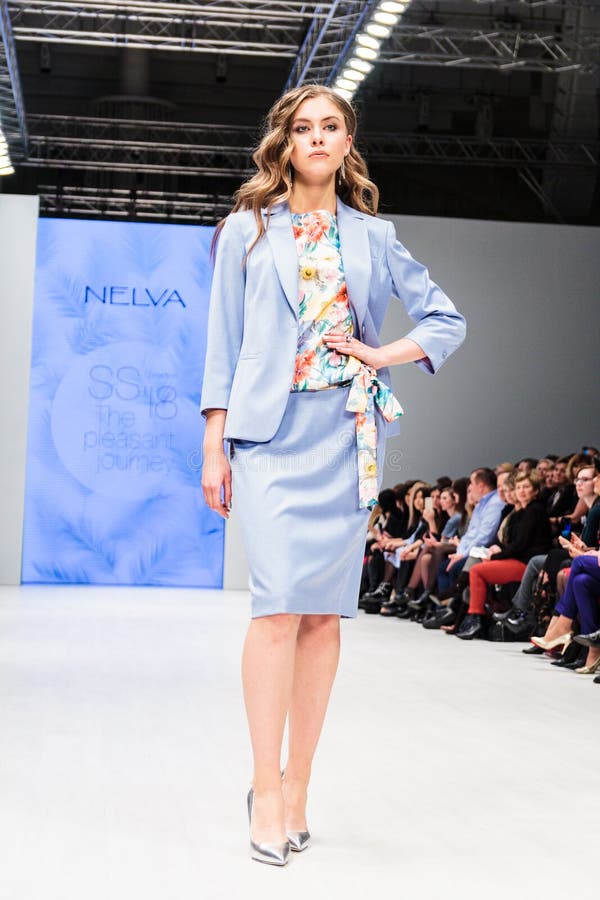 MINSK, BELARUS - OCTOBER 27, 2017,Belarus Fashion Week Editorial Stock ...