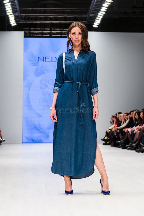 MINSK, BELARUS - OCTOBER 27, 2017,Belarus Fashion Week Editorial Image ...