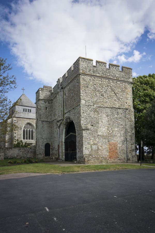 Minster Abbey and Gatehouse Museum Stock Image - Image of england ...