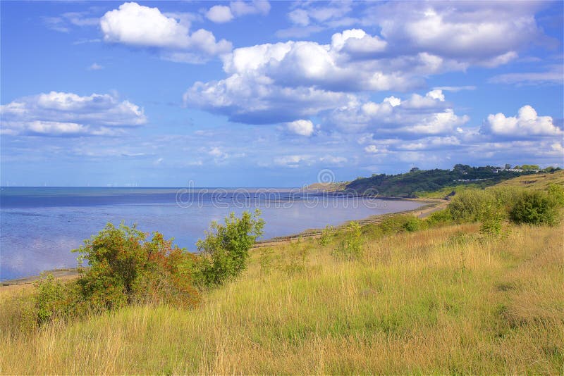 Minster at Sea, Kent UK stock image. Image of hills, promenade - 98262559