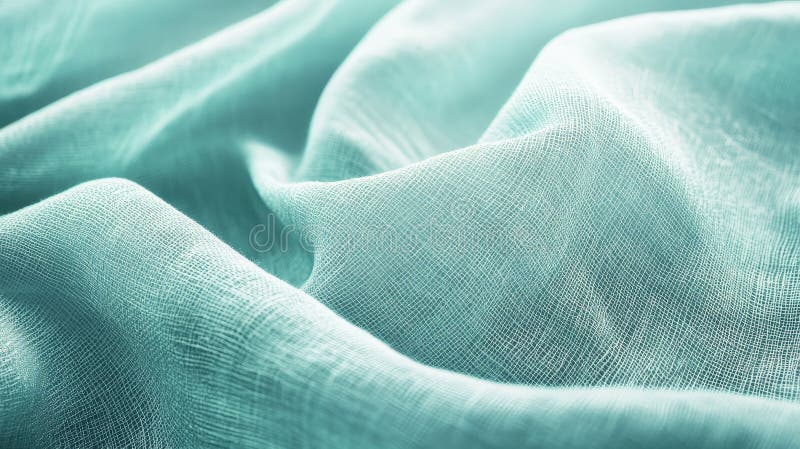 A Mint Abstract Background Featuring a Fine, Woven Fabric Texture. the ...