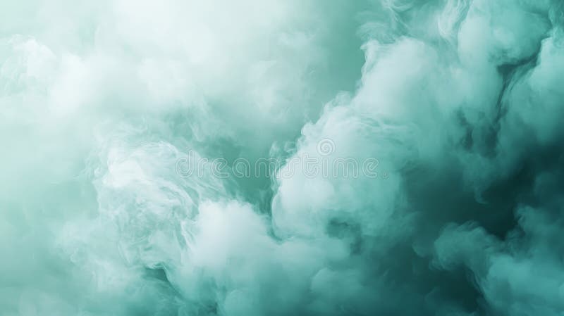 A Mint Abstract Background with a Soft, Cloud-like Texture. the Fluffy ...