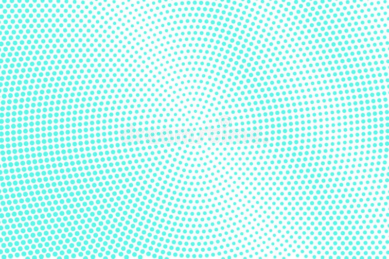 Mint Blue Dotted Halftone. Half Tone Background. Abstract Dotted ...