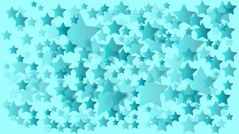 Mint Color Many Random Size Stars Backgrounds Stock Vector ...