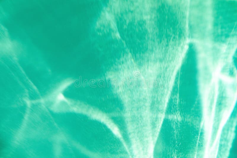 Mint Colored Abstract Background with Light and Shadows Caustic Effect ...