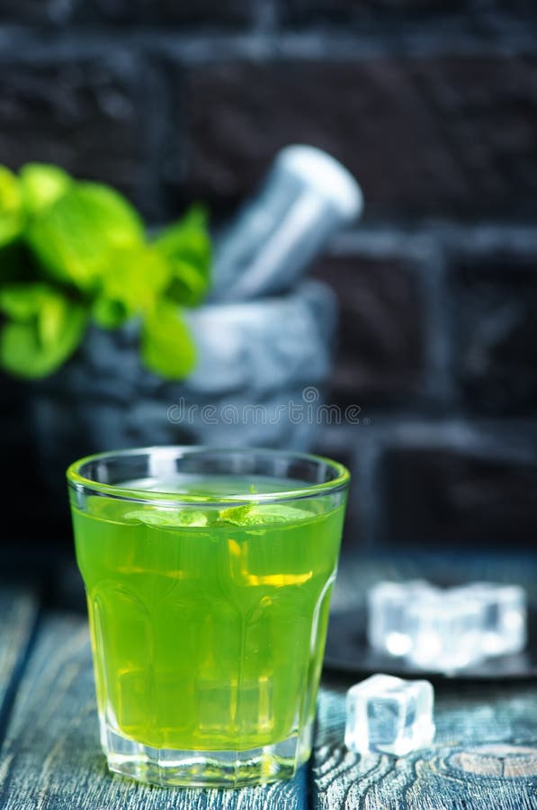 Mint drink stock image. Image of herb, healthy, mint - 87507711