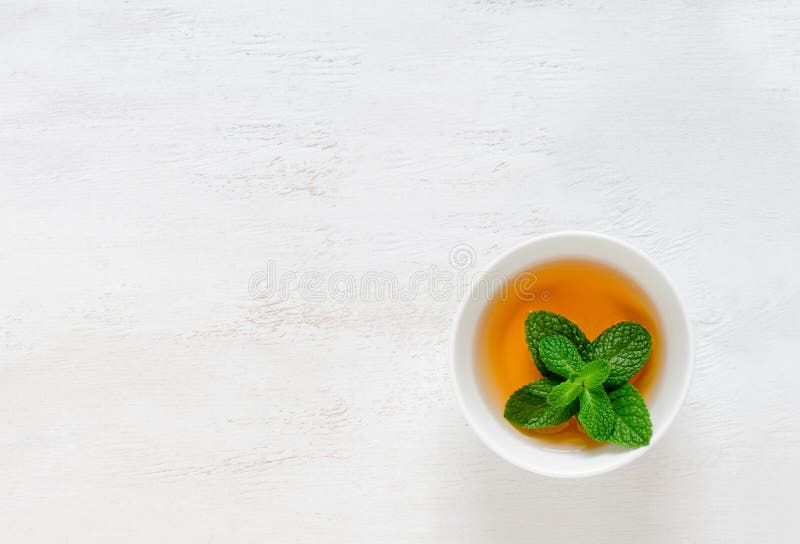 Mint Flavoured Tea Background Stock Image - Image of green, fresh: 84525245