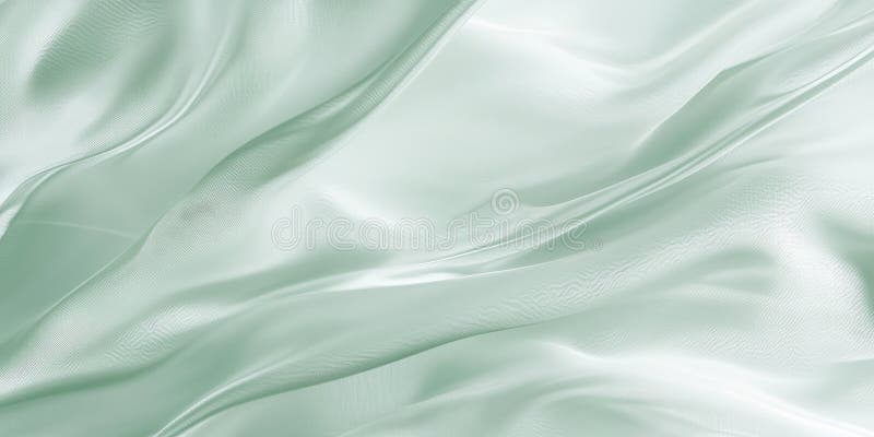 Mint Green Background with Flowing Wave Patterns. the Light Gray ...