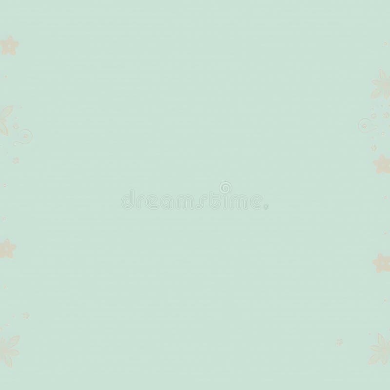 Mint Green Background with Subtle Floral Pattern Stock Illustration ...
