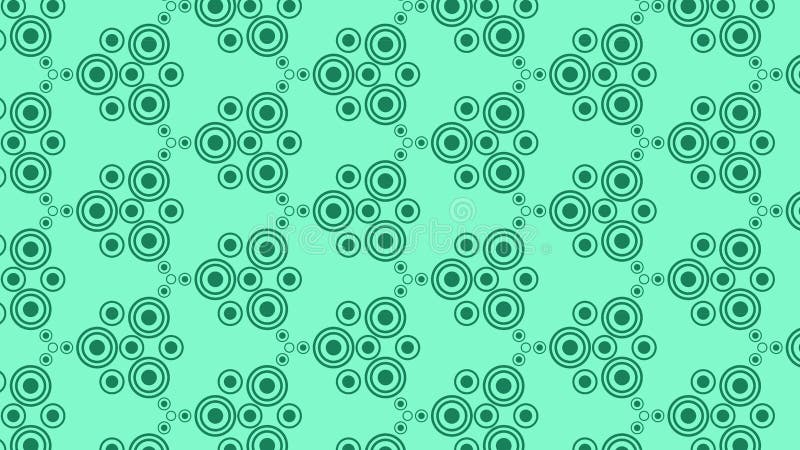 Mint Green Geometric Circle Background Pattern Stock Vector ...
