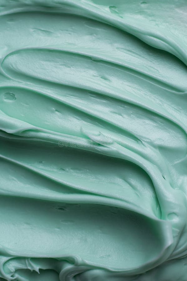 Mint Green Icing Frosting Close Up Texture Stock Image - Image of ...