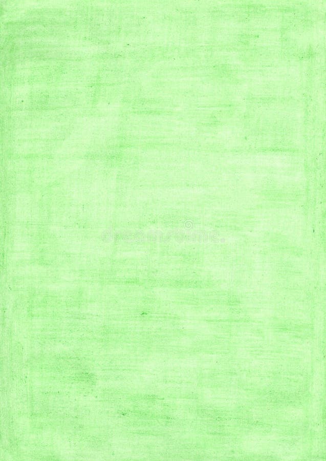 Green Rectangle Sheet of Paper Colored with Pencil Stock Illustration ...