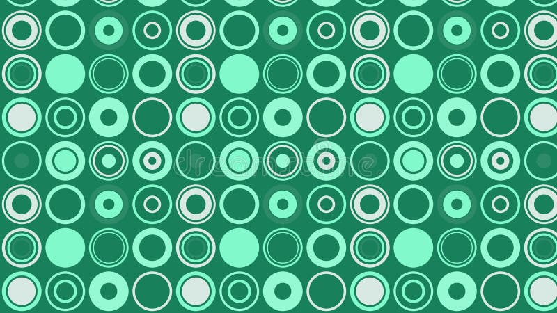 Mint Green Seamless Circle Pattern Stock Vector - Illustration of ...
