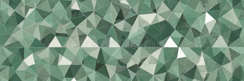 Mint Green and White Abstract Background with Random Geometric Triangle ...