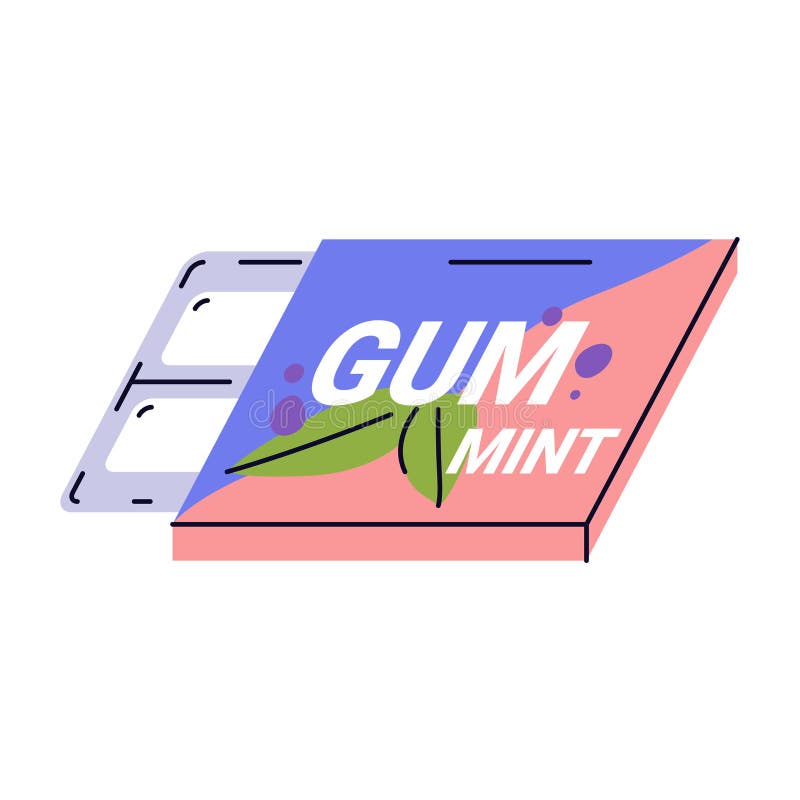 Cartoon Pack Of Gum