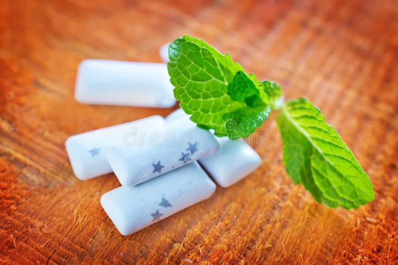 Mint gum stock photo. Image of hygiene, flavor, green - 38927286