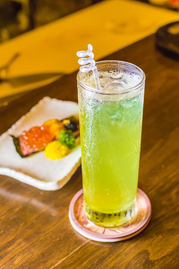 Mint High Ball Cocktails on the Table. Stock Photo - Image of cocktail ...