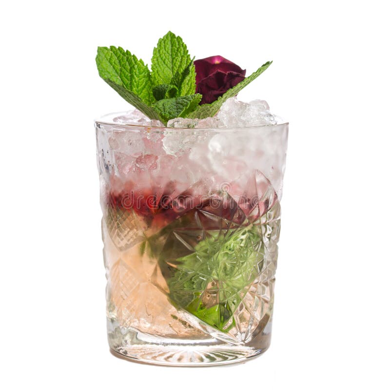 Mint julep cocktail stock image. Image of alcoholic, liquor - 48028019