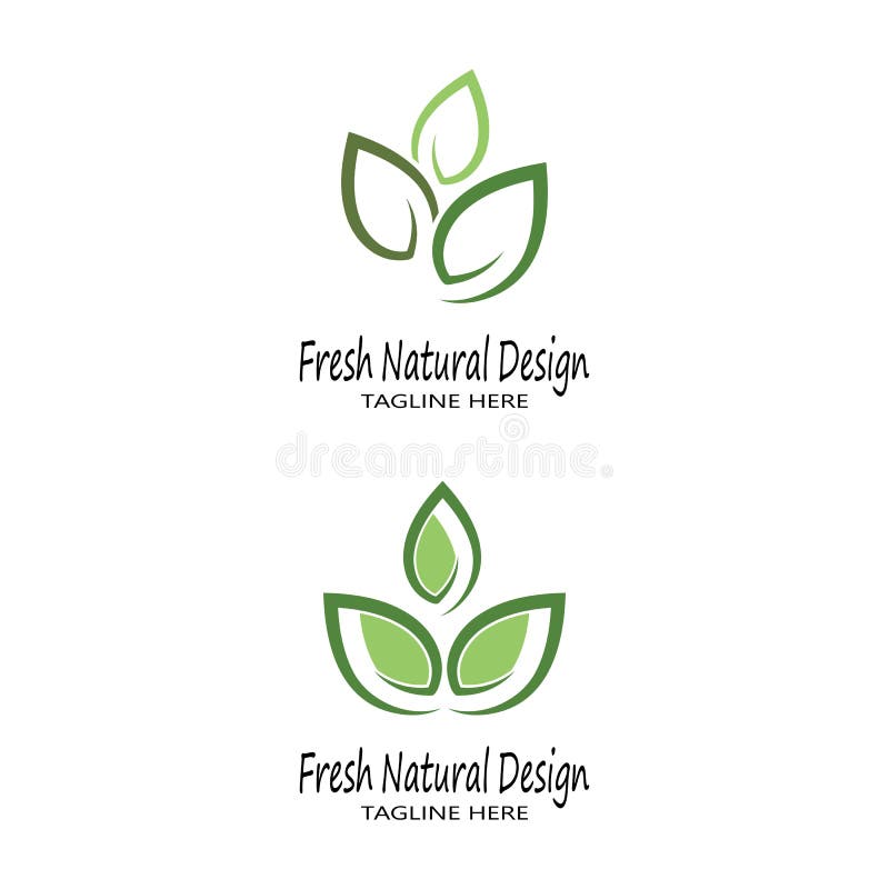 Mint Leaves Flat Vector Color Icon Template Illustration Design Stock ...