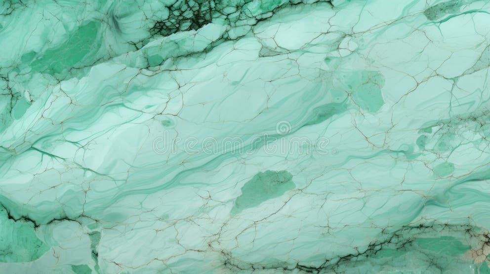 Mint Marble with Bark Horizontal Background. Stock Illustration ...