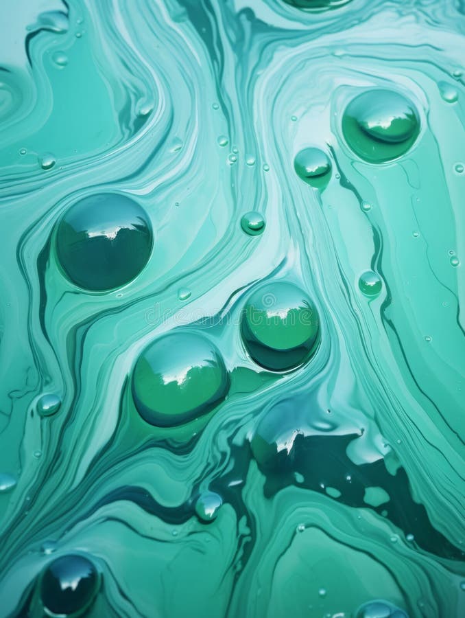 Mint Marble with Basalt Vertical Background. Stock Illustration ...