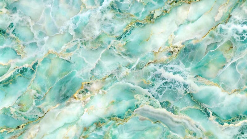 Mint Marble with Iolite Horizontal Background. Abstract Stone Texture ...