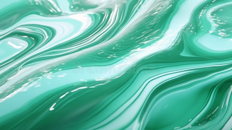 Mint Marble with Silver Veins Horizontal Background. Stock Illustration ...