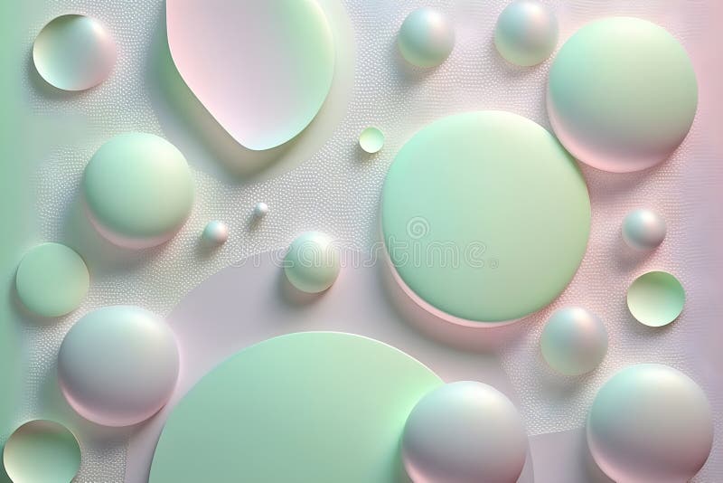 Mint Neon Bubbles. Mint Wallpaper Background Stock Image - Image of ...