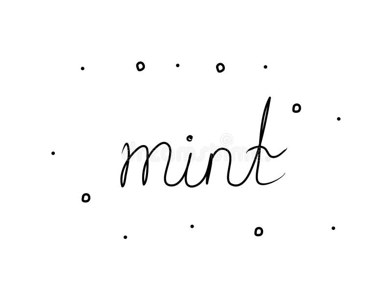 Mint Word Style Stock Illustrations – 204 Mint Word Style Stock ...