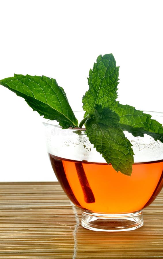 Mint and Tea stock photo. Image of garnish, liquid, refreshment - 25281734