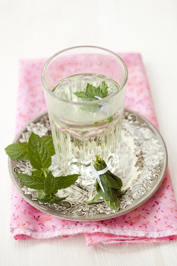 Mint tea stock photo. Image of healthy, drink, herbal - 25929402