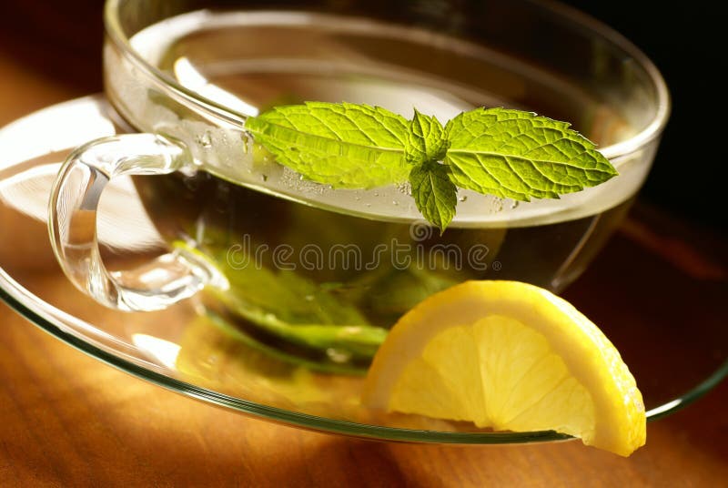Mint tea stock image. Image of herbal, dessert, health - 20046975