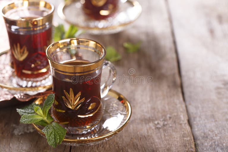 Mint tea stock photo. Image of food, desk, figs, fruits - 65657426