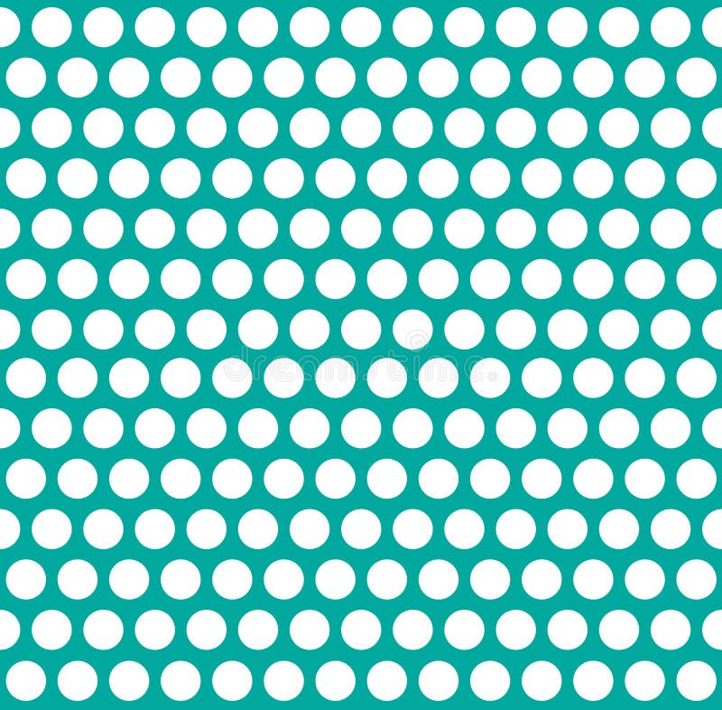 Mint Uniform Polka Dot Pattern, Vector Illustration Stock Vector ...