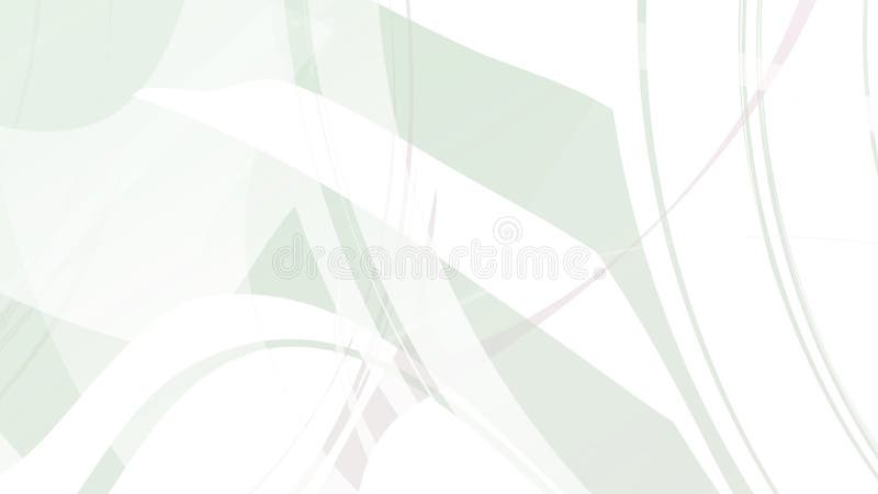Mint Green White Abstract Ppt Background Stock Illustration ...