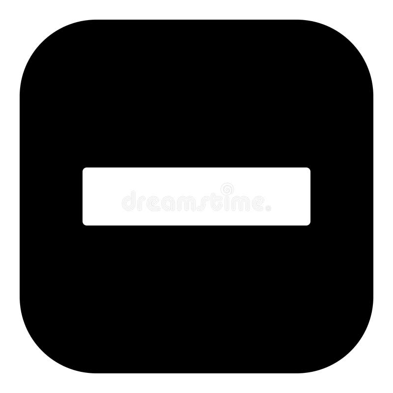 Minus and app icon stock vector. Illustration of symbol - 236873667