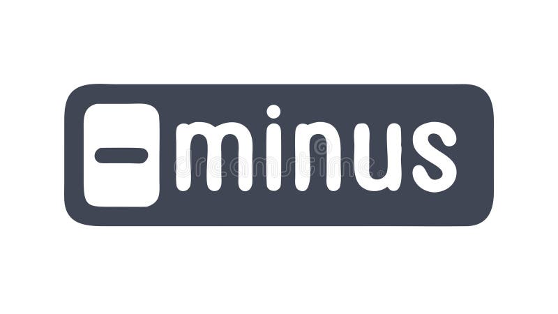 Minus Button Control Vector Graphic Icon, Vector Design Generative AI Stock Vector ...