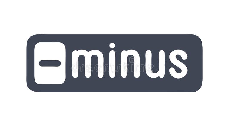 Minus Button Control Vector Graphic Icon, Vector Design Generative AI ...