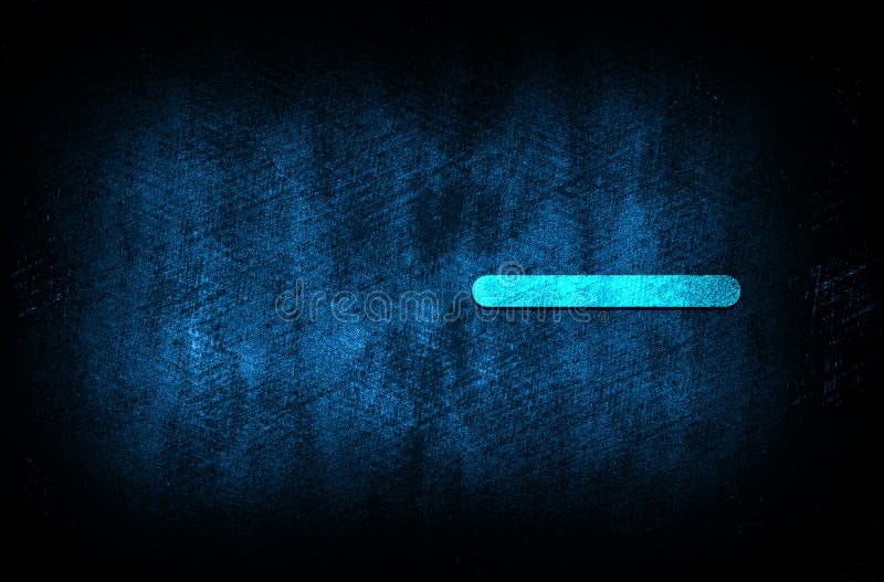 Minus Icon Abstract Blue Background Illustration Digital Texture Design ...