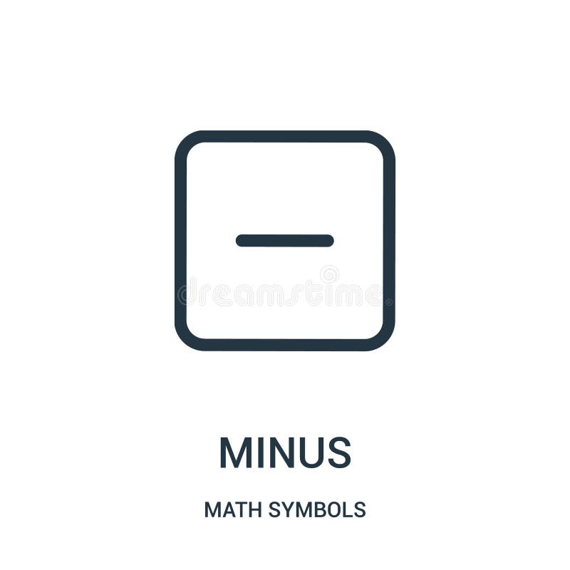 Minus Math Symbol. 3D Render Stock Illustration - Illustration of flat ...