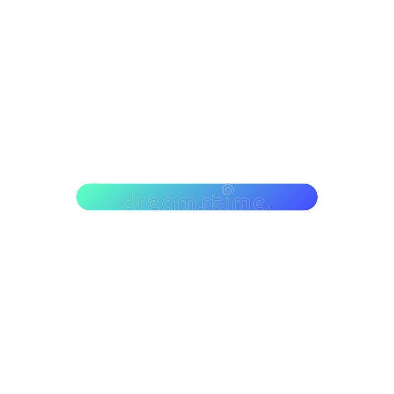 Minus Pixel Perfect Gradient Linear Ui Icon Stock Vector - Illustration of mark, gradient: 252014075