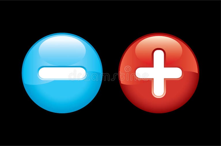 Plus Minus Signs Design Stock Illustrations – 1,302 Plus Minus Signs ...