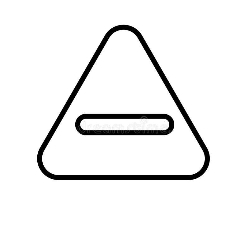 Minus Symbol Inside a Circle Icon Vector Sign and Symbol Isolated on ...