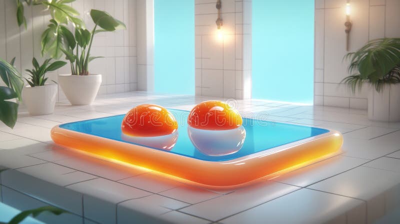 Minuscule Beings that Have Glowing Internal Structures and Whip-like ...