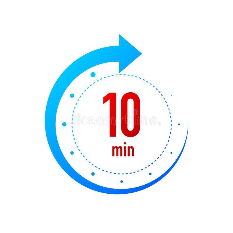 30 Minute Clocks Arrows. Work Time Effect or Delivery Service Time ...