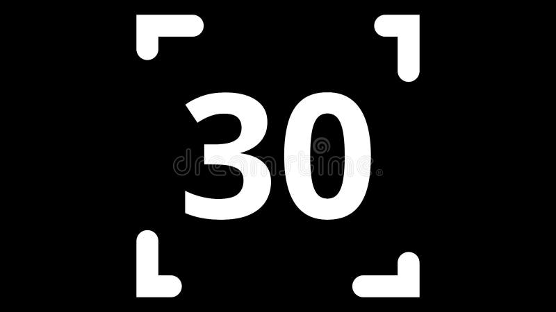 1 Minute Countdown Timer Animation With Looping Radar Sweep Effect