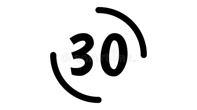 1 Minute Countdown Timer Animation With Looping Radar Sweep Effect