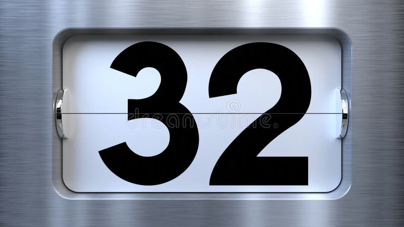 1 Minute Countdown Timer From 60 To 1 3d 4k Animation Stock Footage