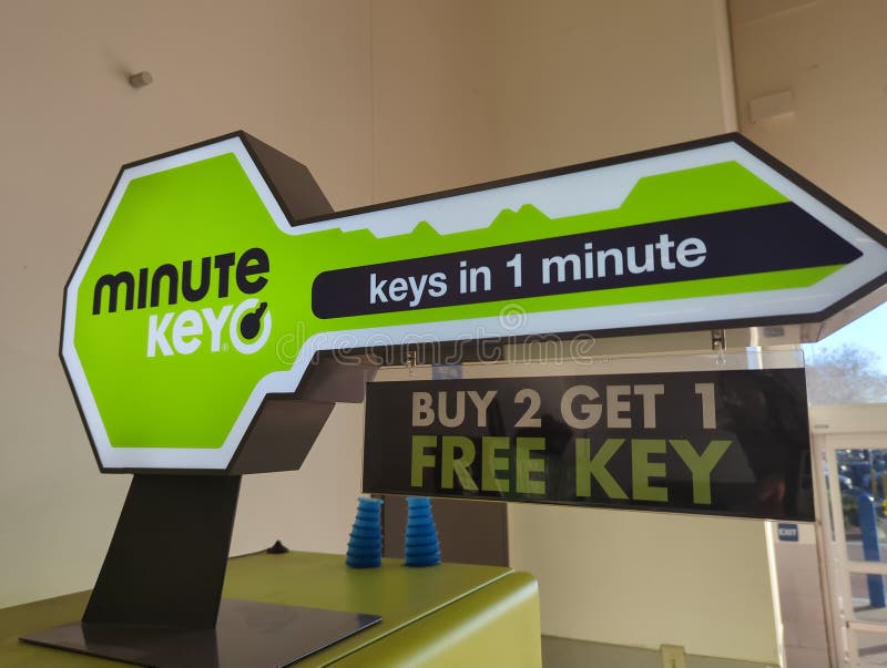 Minute Key Machine Brand Logo Display Sign Key Cutting Maker Locksmith ...